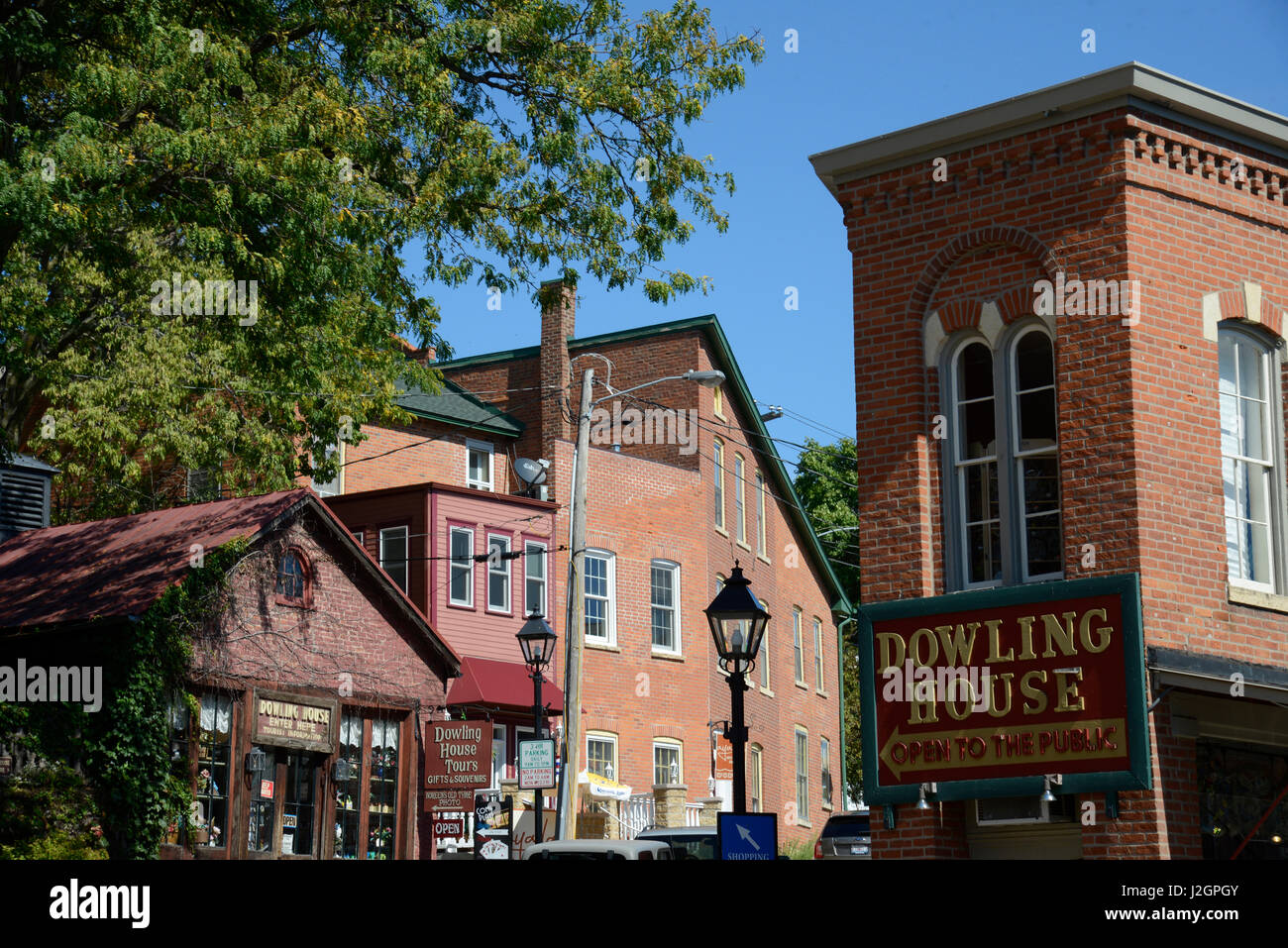 Galena, historic mining town in NW Illinois, 19th century buildings ...