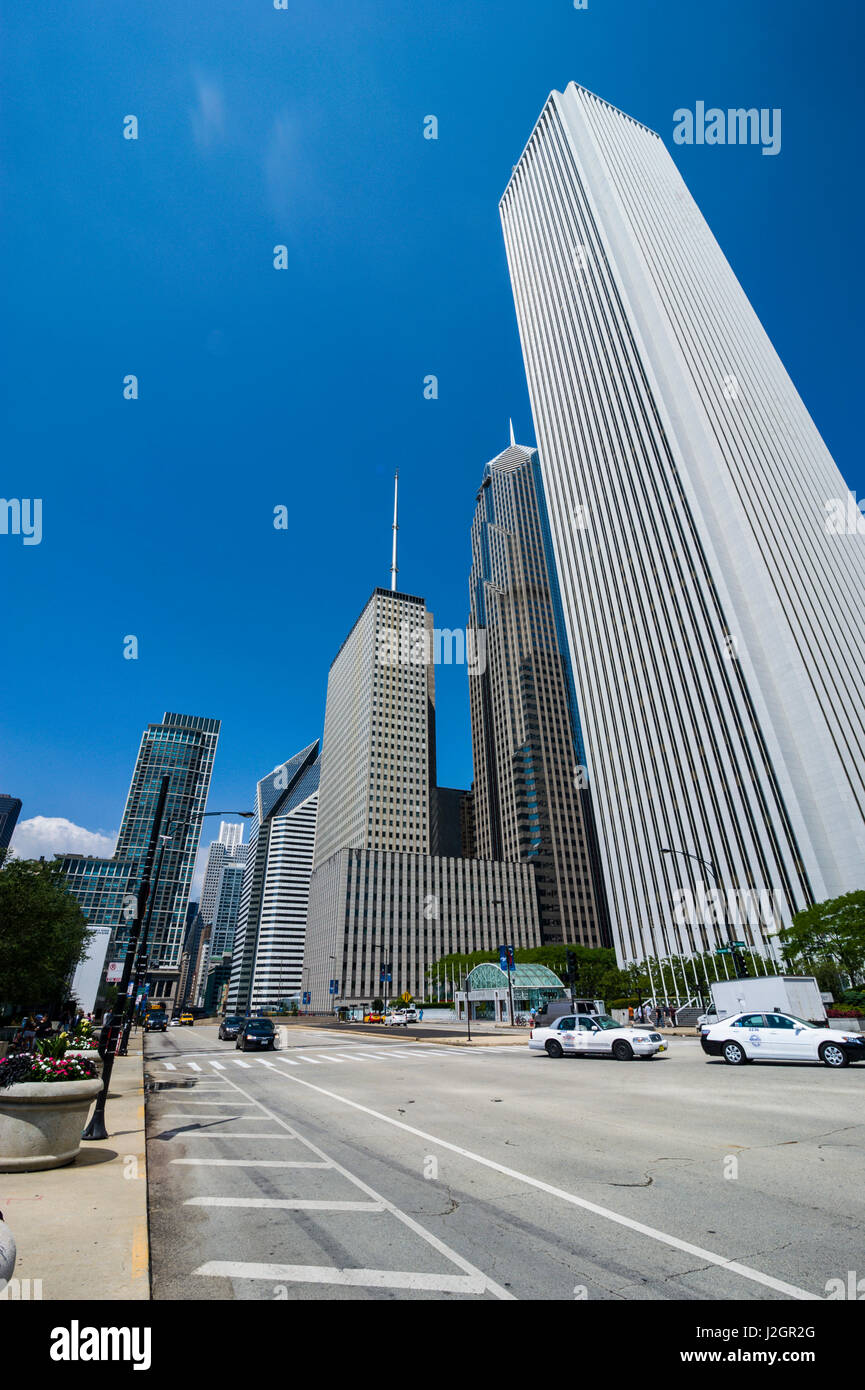 High-rise buildings in downtown Chicago, Illinois, USA Stock Photo - Alamy