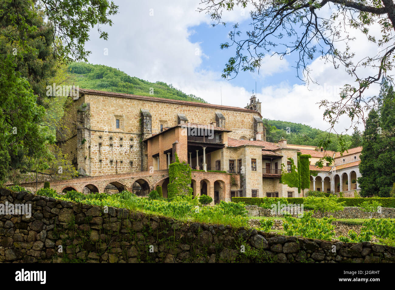 Monastery of Yuste, Extremadura, Spain. In 1556 Charles V, Holy Roman ...