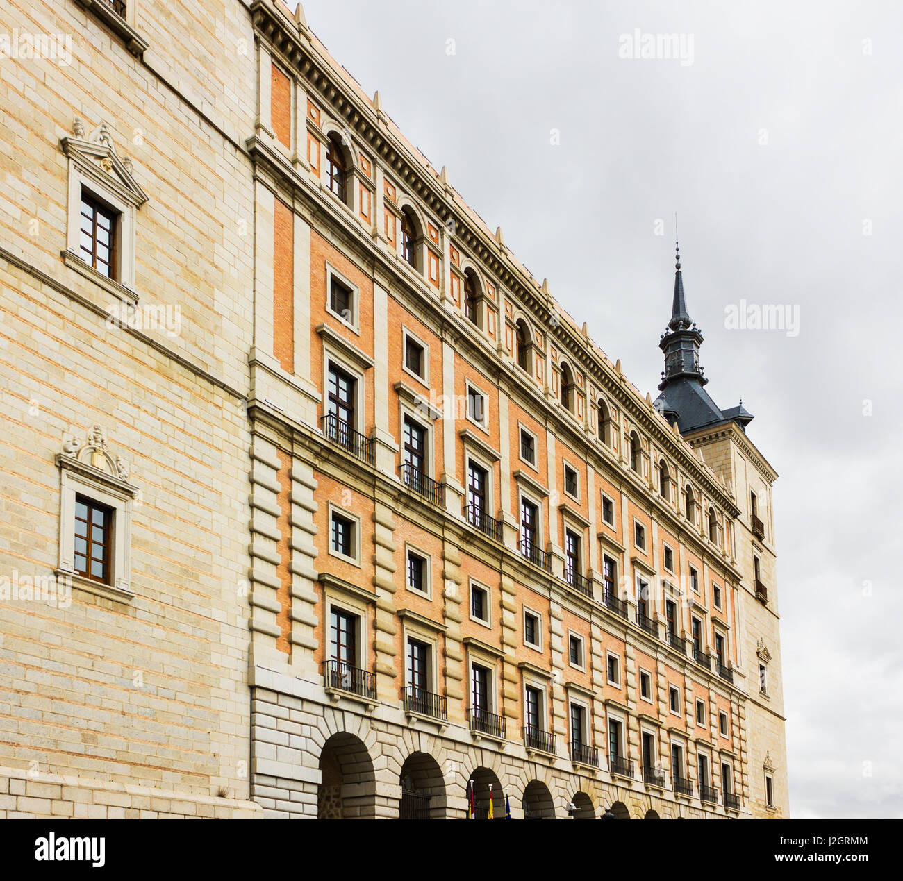 Alcazar of Toledo, Spain Stock Photo - Alamy
