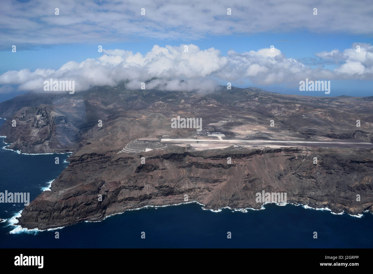 St helena island aerial view hi-res stock photography and images - Alamy