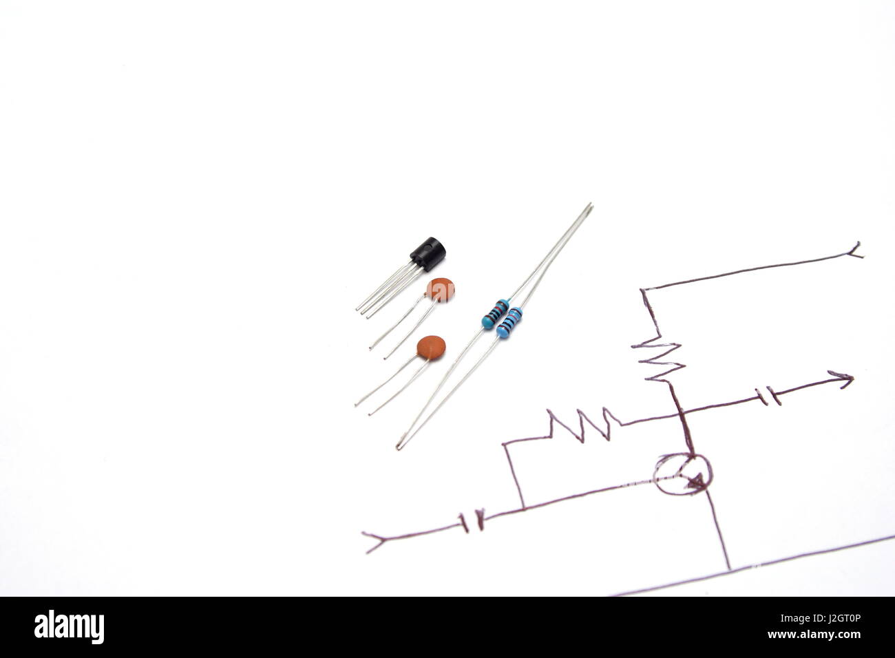 Circuit Diagram with electronic components Stock Photo - Alamy Circuit Diagram with electronic components Stock Photo - Alamy