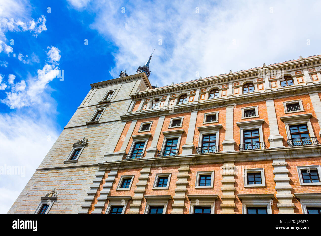 View of the Alcazar, Toledo, Spain Stock Photo - Alamy