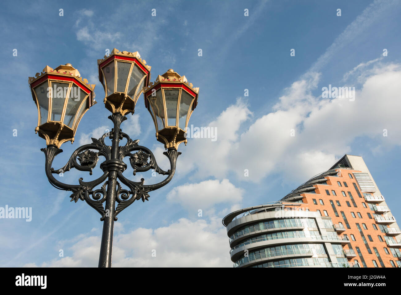 Putney Wharf Tower from Putney Bridge, London, SW15, UK Stock Photo - Alamy