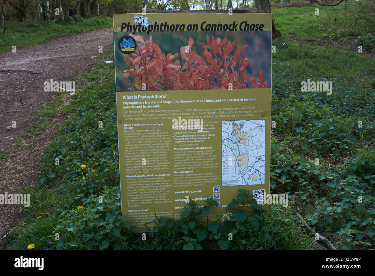 Cannock chase sign hi-res stock photography and images - Alamy