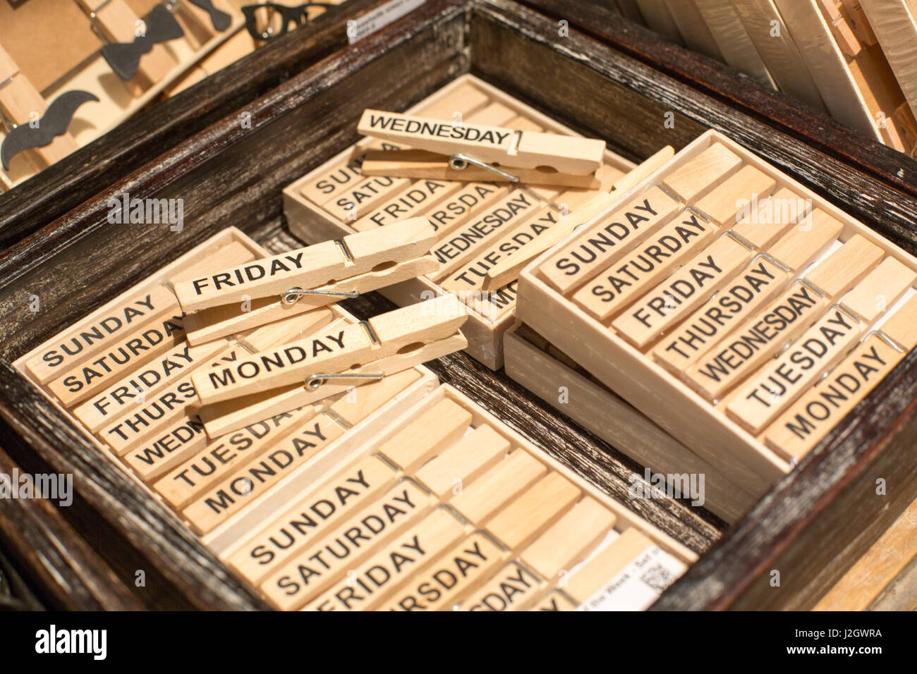 Usa recycled clothes pins hi-res stock photography and images - Alamy