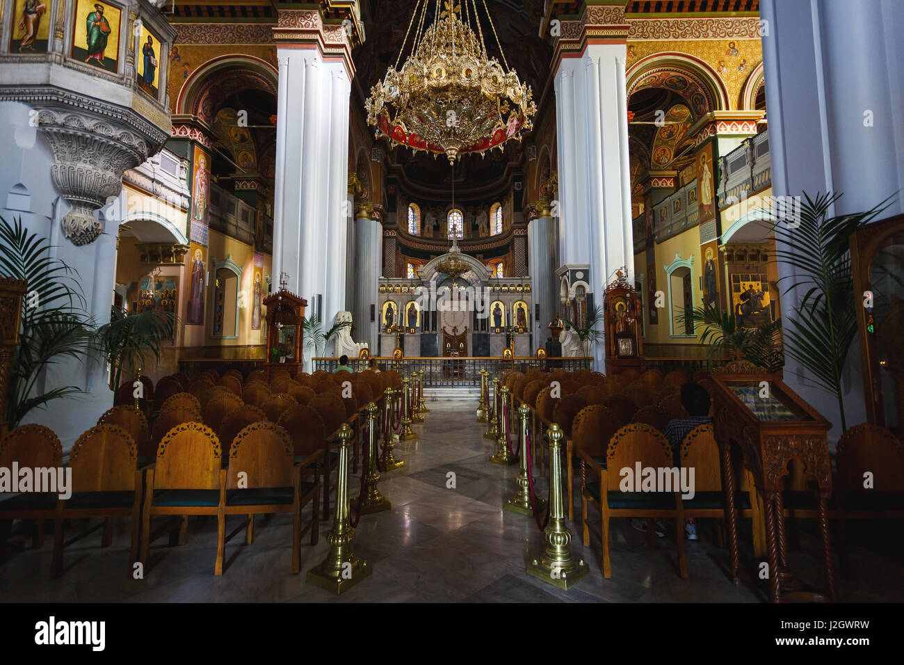 Interior dome greek orthodox cathedral hi-res stock photography and ...