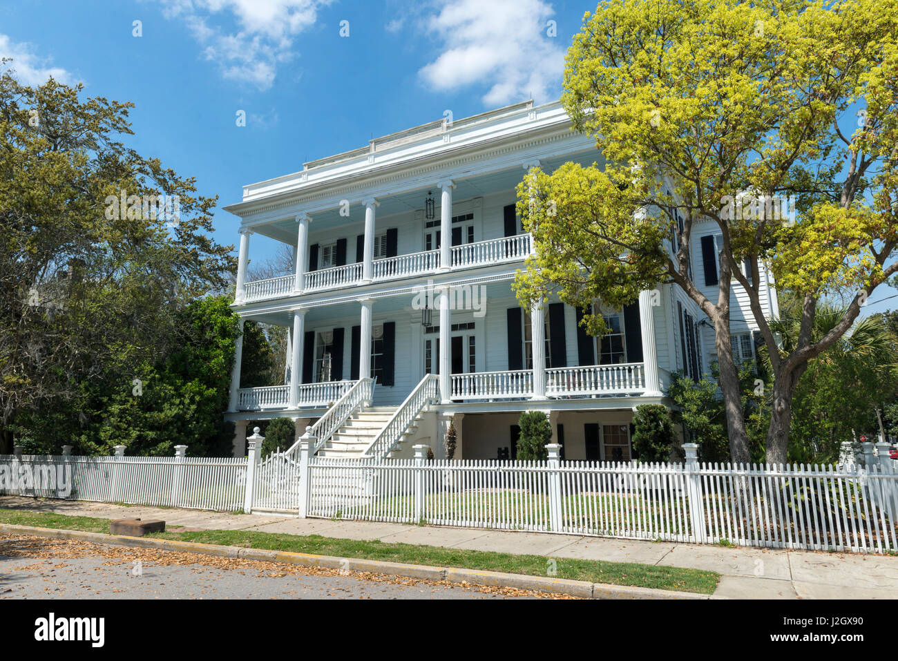 USA, South Carolina, Beaufort, Lewis Reeve Sam's House (Large format ...