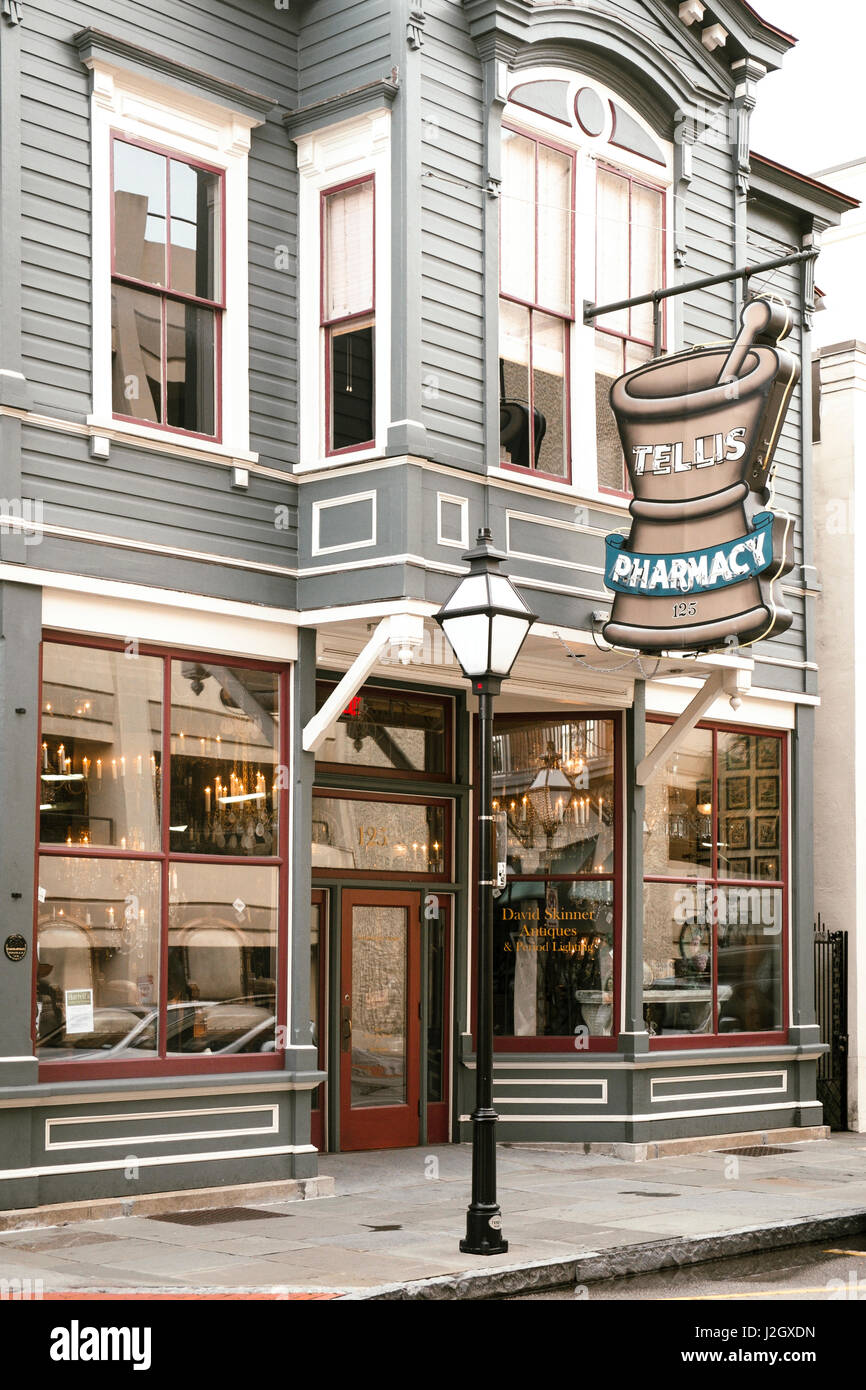 Outside a Pharmacy in Charleston, South Carolina. USA Stock Photo - Alamy