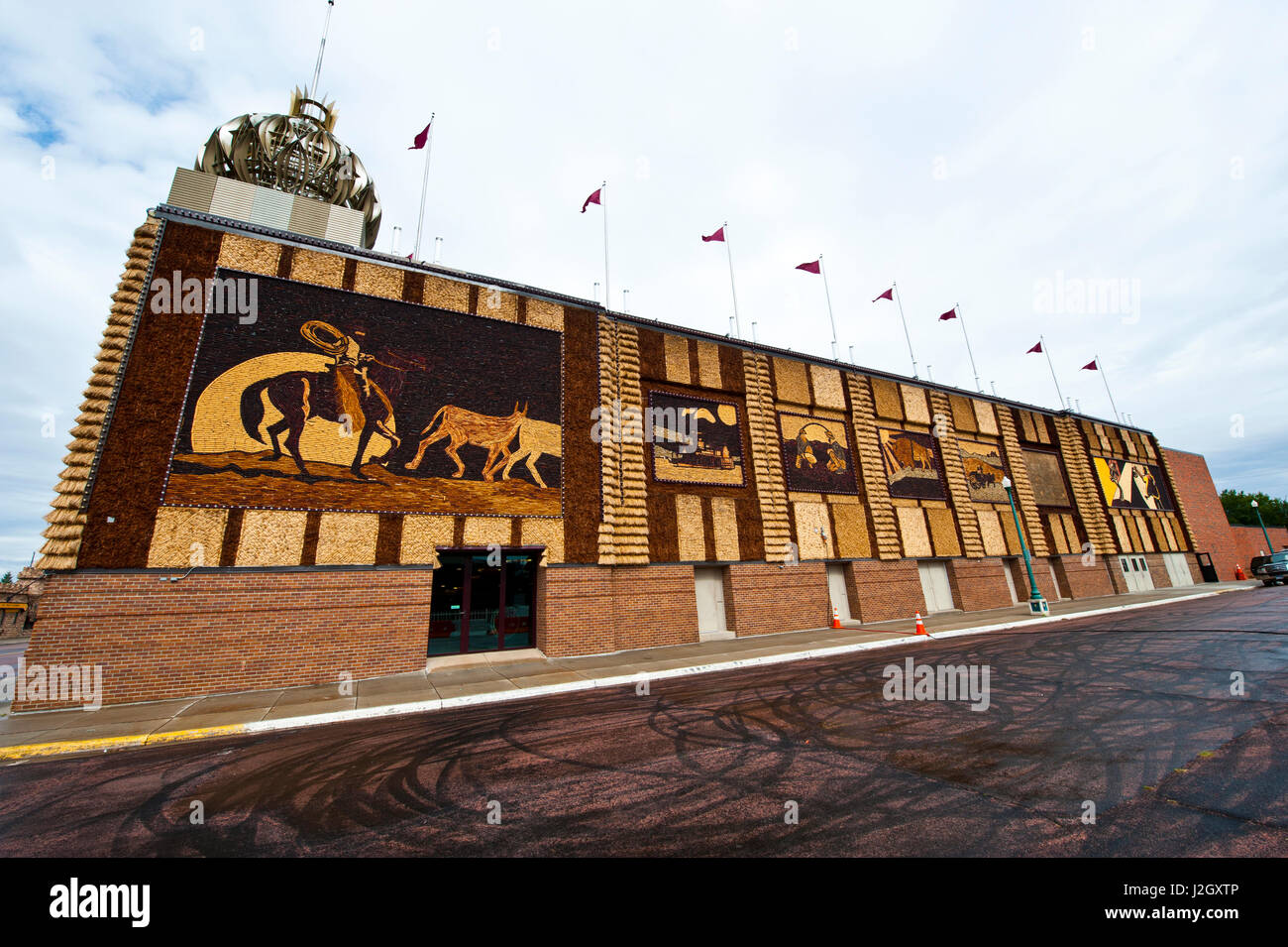 USA, South Dakota, Mitchell, the Corn Palace Stock Photo - Alamy
