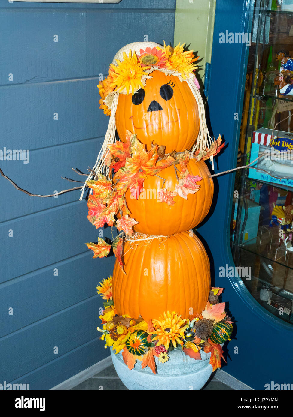 Tennessee, Gatlinburg, Halloween decorations Stock Photo - Alamy