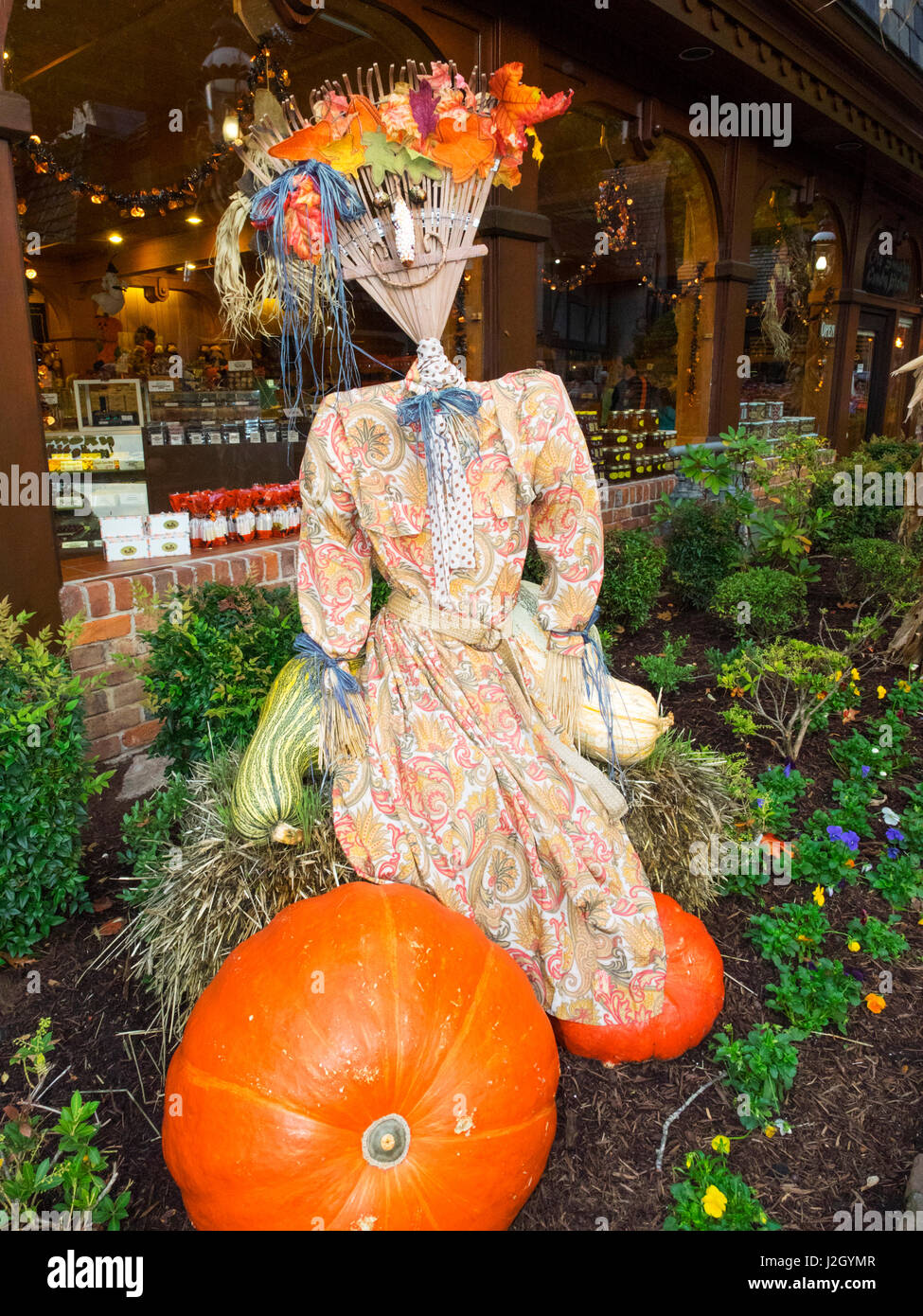 Tennessee, Gatlinburg, Halloween decorations Stock Photo - Alamy