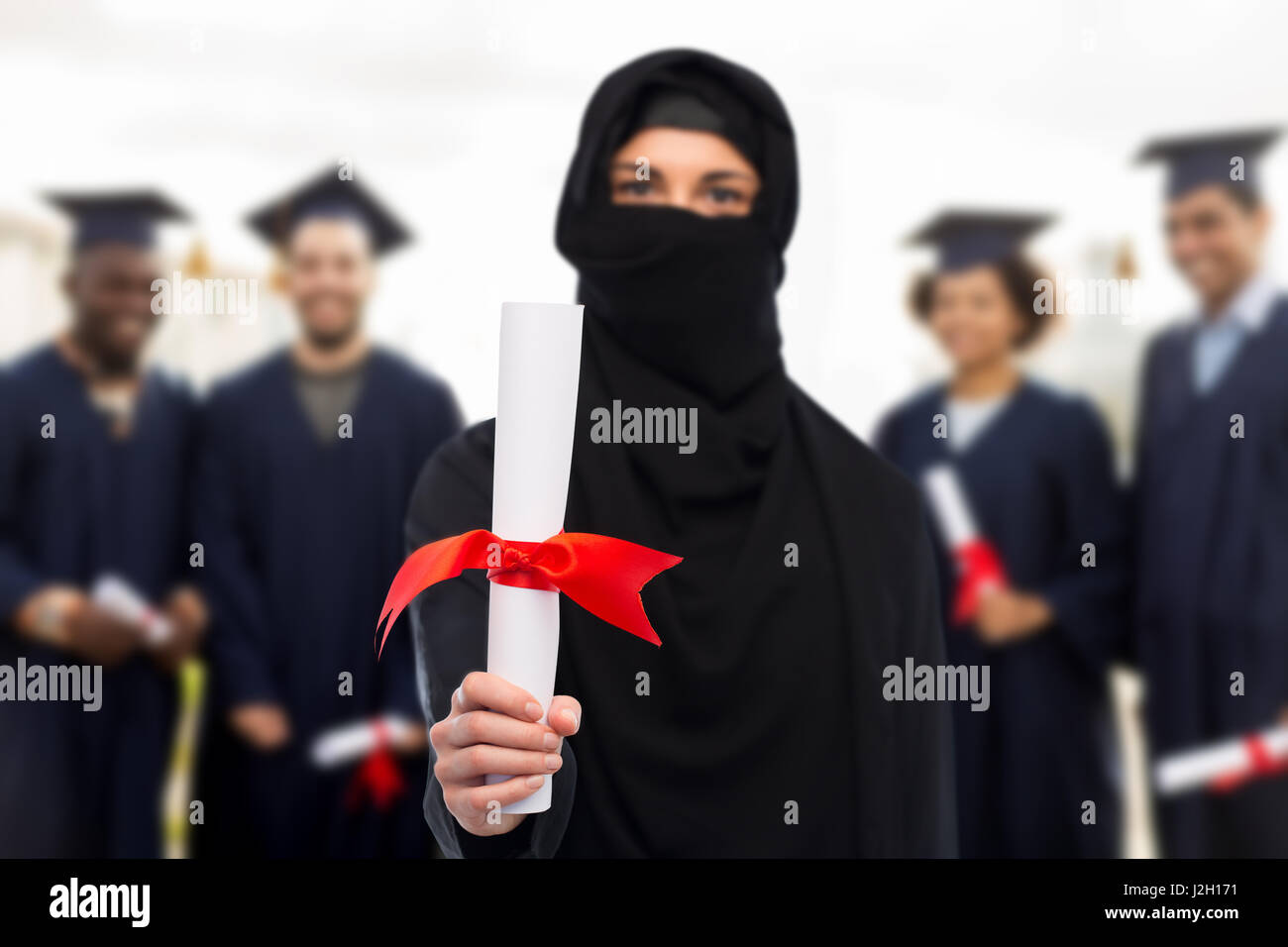 Student with niqab school hi-res stock photography and images - Alamy