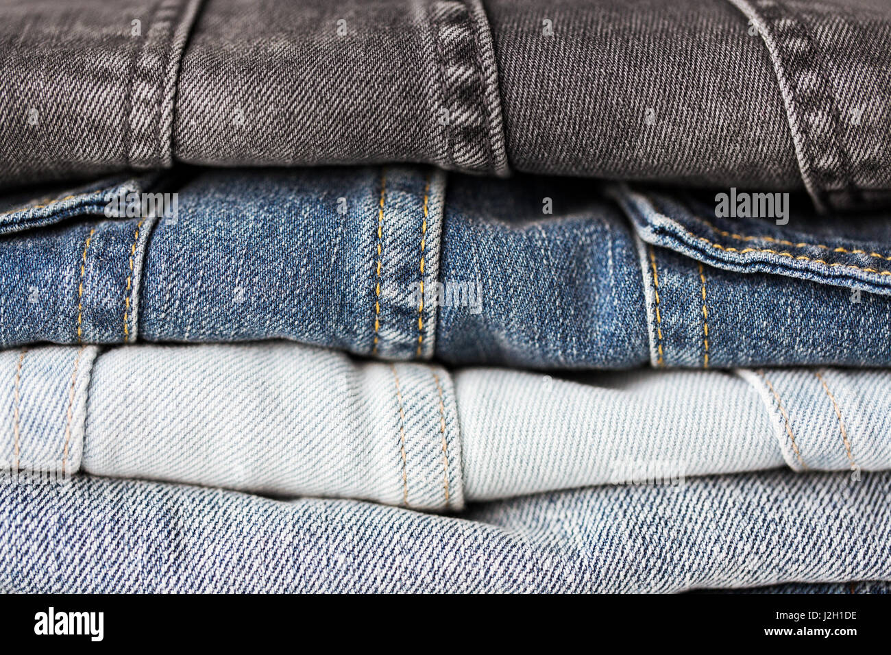 Jeans pile hi-res stock photography and images - Alamy