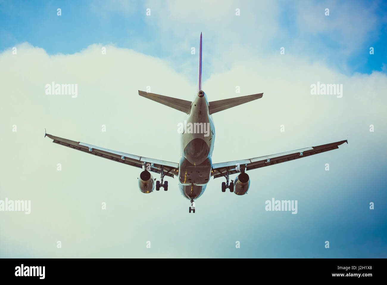 Real jet aircraft. Passenger airplane Stock Photo - Alamy