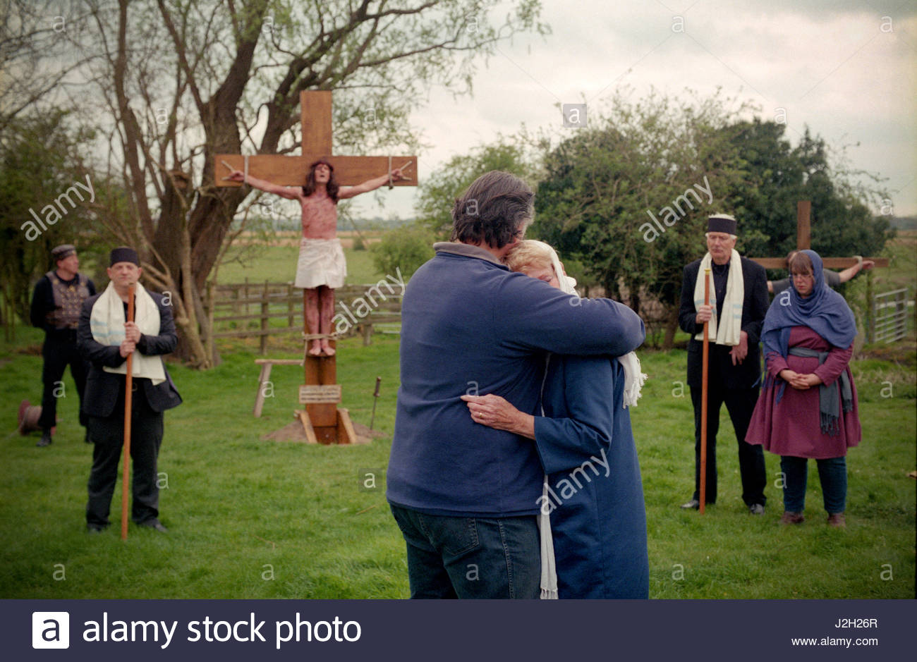 Passion Play Crucifixion Stock Photos & Passion Play Crucifixion Stock ...