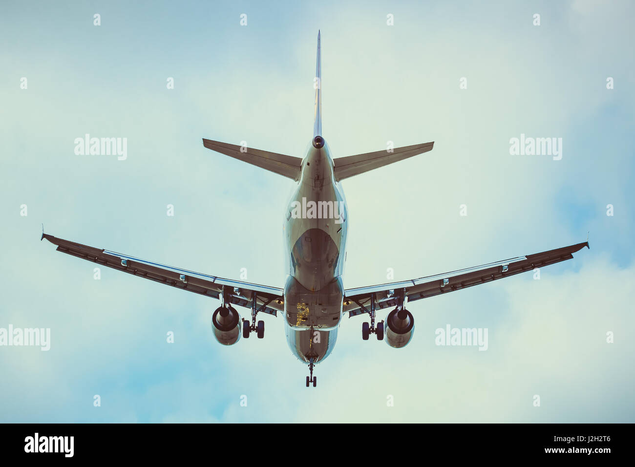 Real jet aircraft. Passenger airplane Stock Photo - Alamy