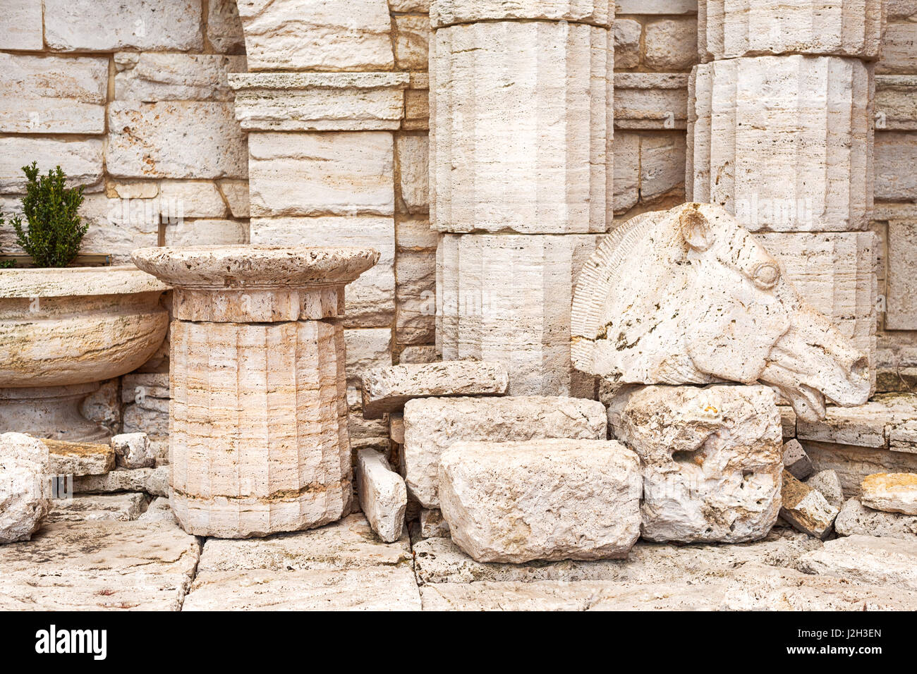Greek Stone Background