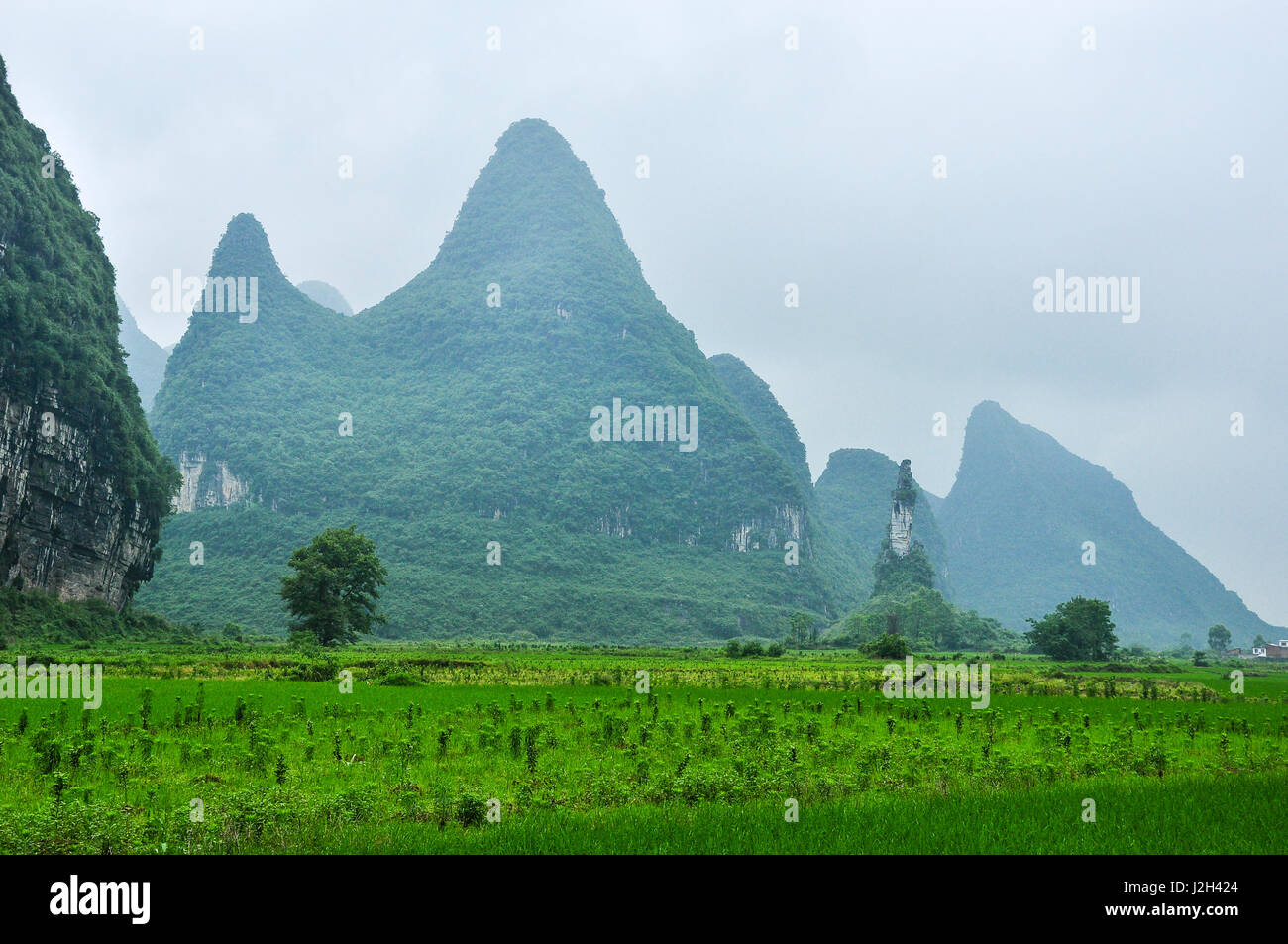 Beautiful countryside scenery in spring Stock Photo - Alamy