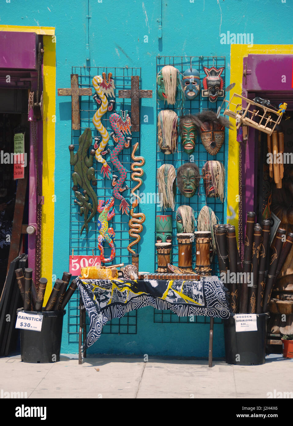 Shop front at Venice Beach, Venice, Los Angeles, California, USA Stock ...