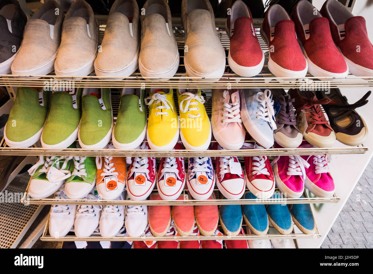Lots of shoes hi-res stock photography and images - Alamy