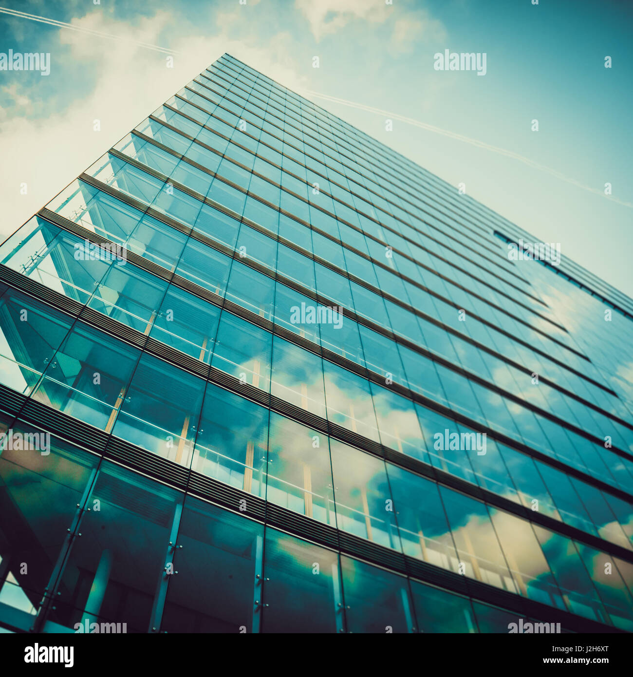 glass wall of skyscraper. Buildings abstract Stock Photo - Alamy