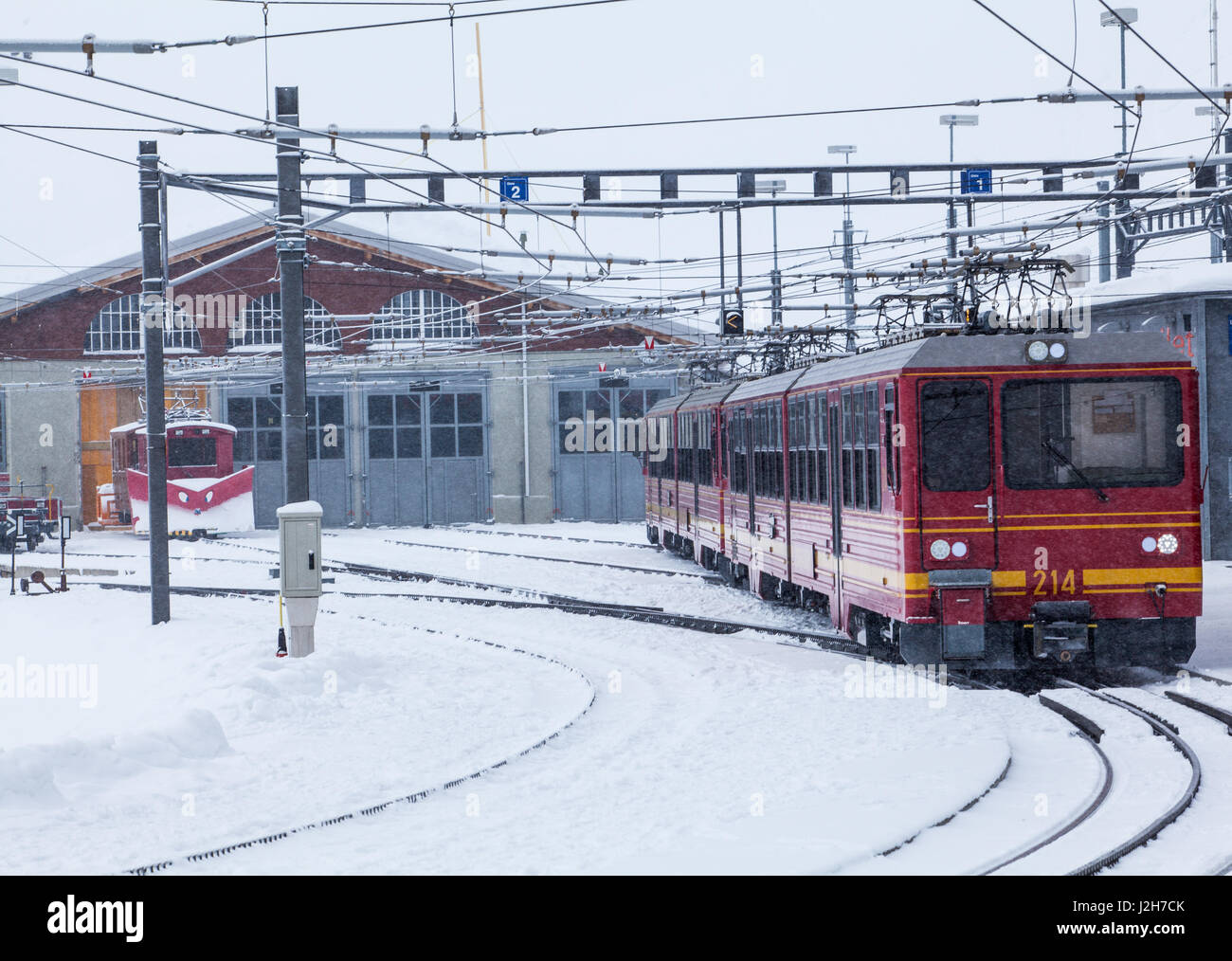 Cog railway train in the swiss alps travel photography hi-res stock ...