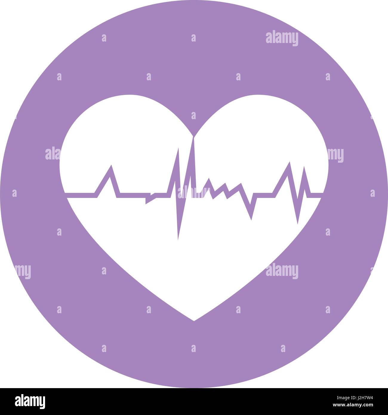heart cardio isolated icon Stock Vector Image & Art - Alamy