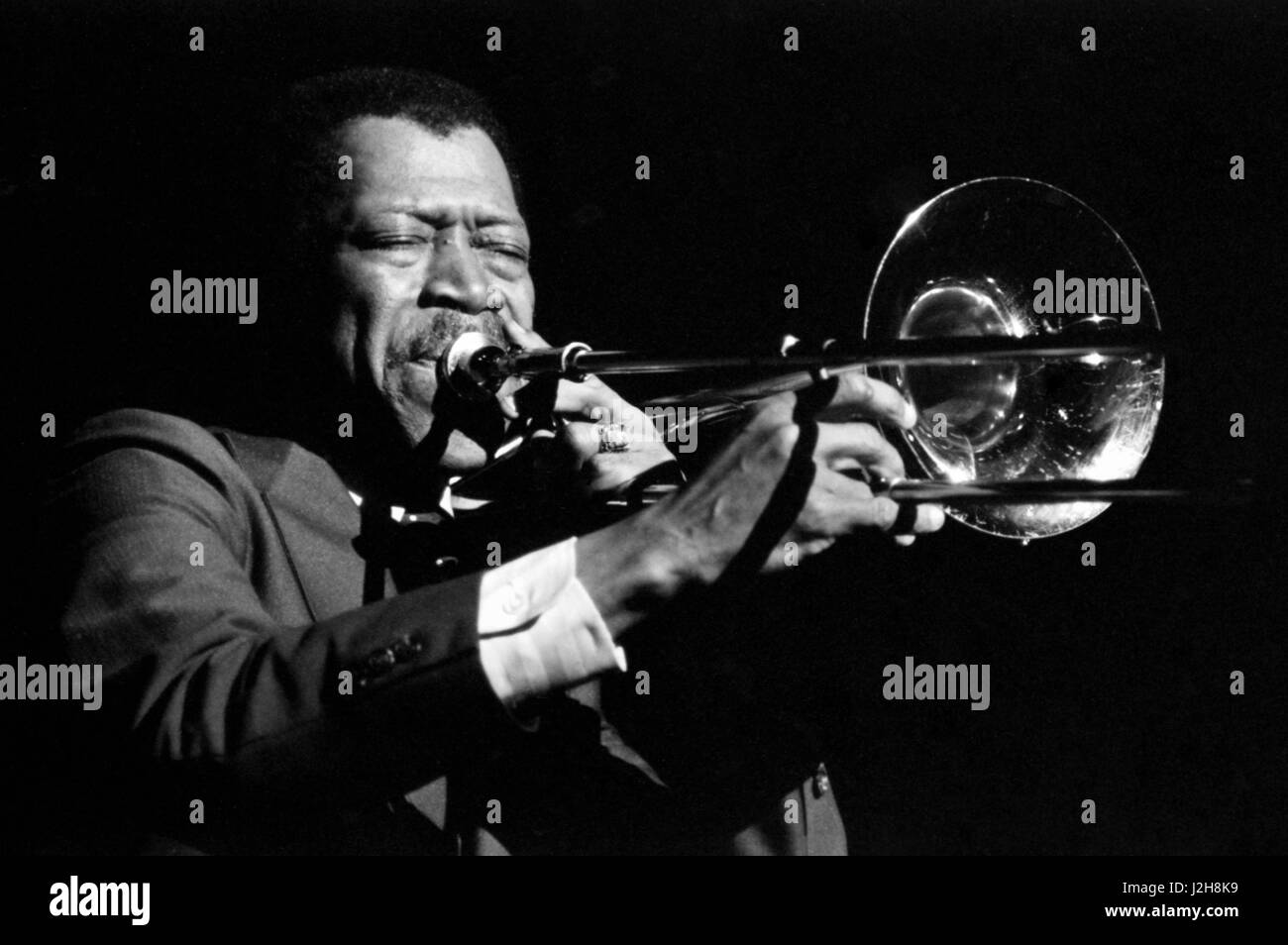 Trombonist of the count basie orchestra paris hi-res stock photography and images - Alamy