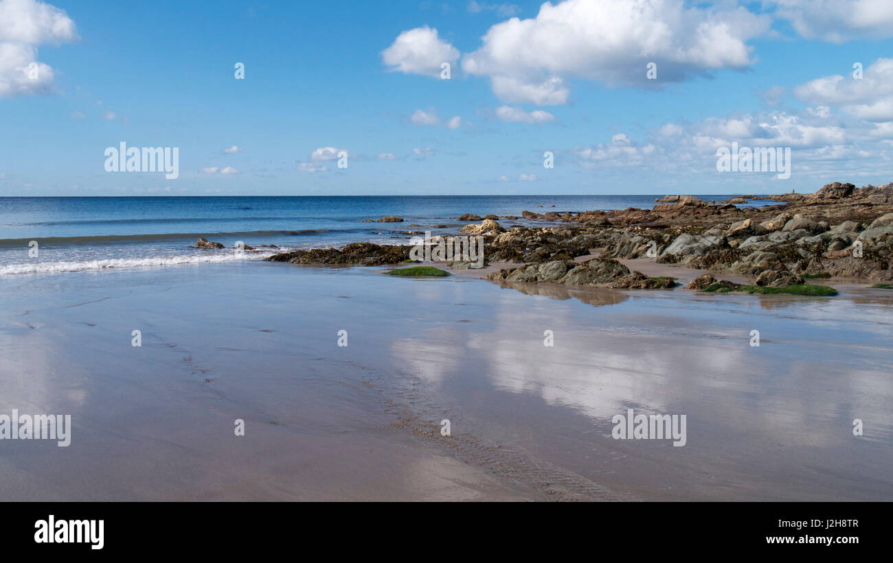 Spring landscapes looking across South East Cornwall, UK Stock Photo ...