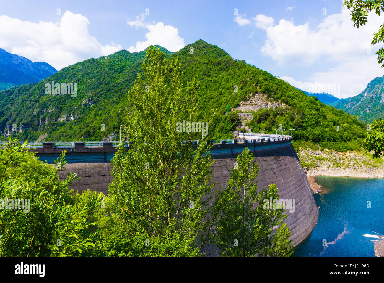 Big dam. Dam in the Mountains Stock Photo - Alamy