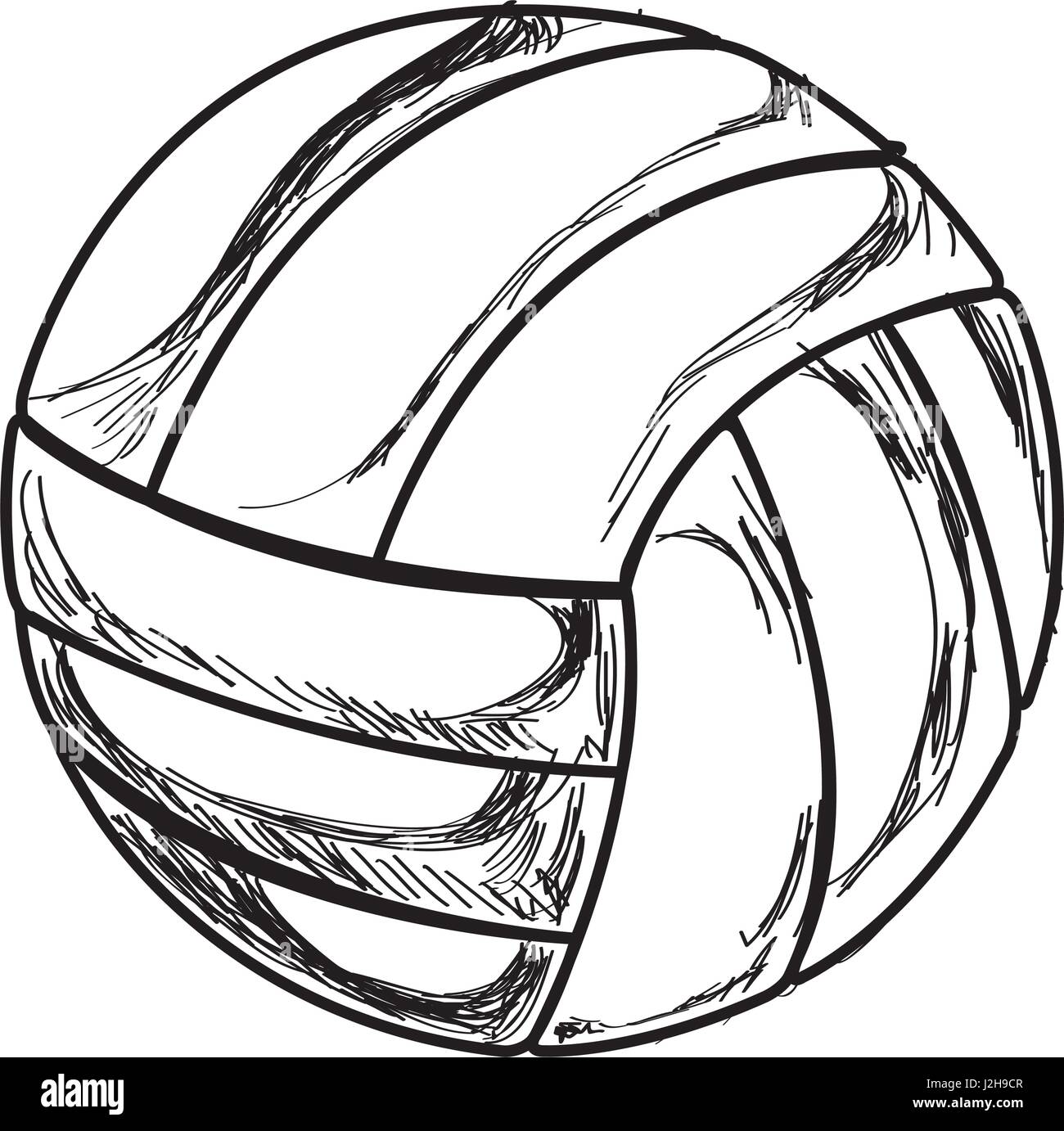 volleyball balloon isolated icon Stock Vector Image & Art - Alamy