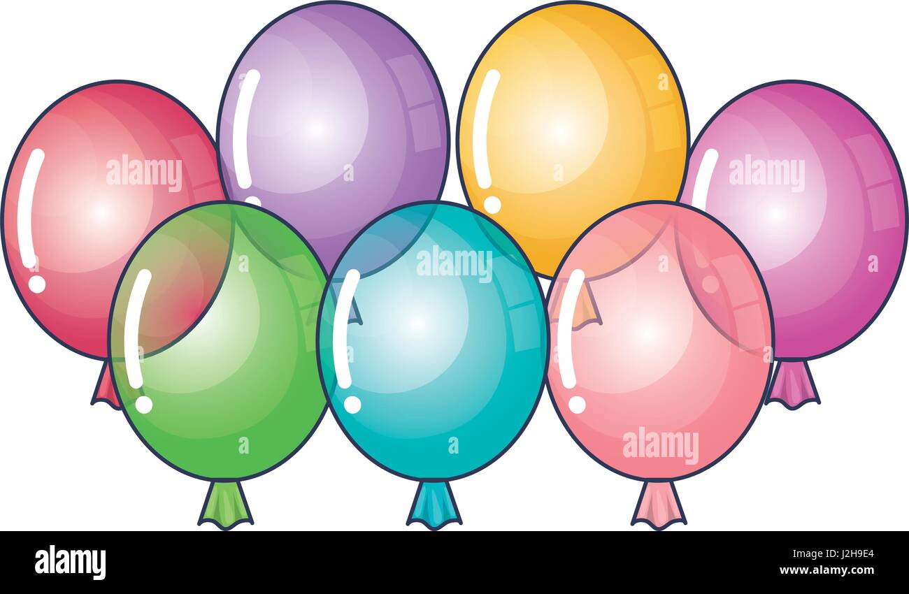balloon air party icon Stock Vector Image & Art - Alamy