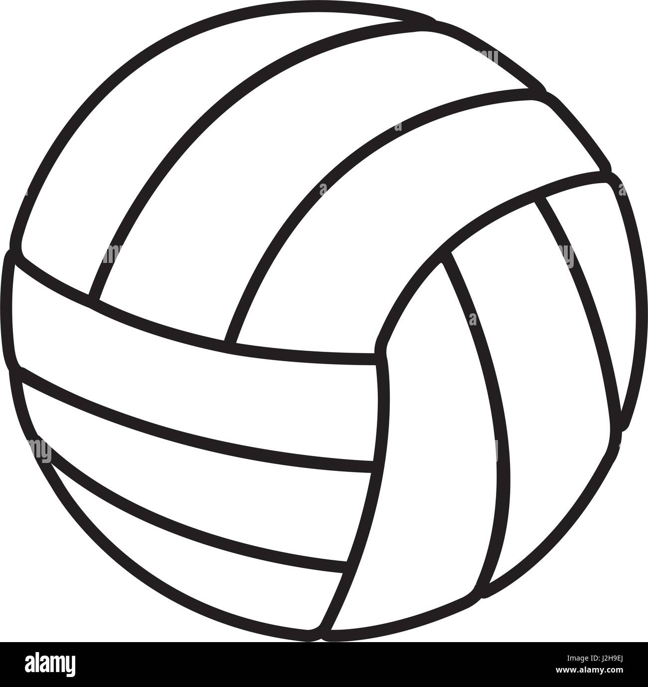 volleyball balloon isolated icon Stock Vector Image & Art - Alamy