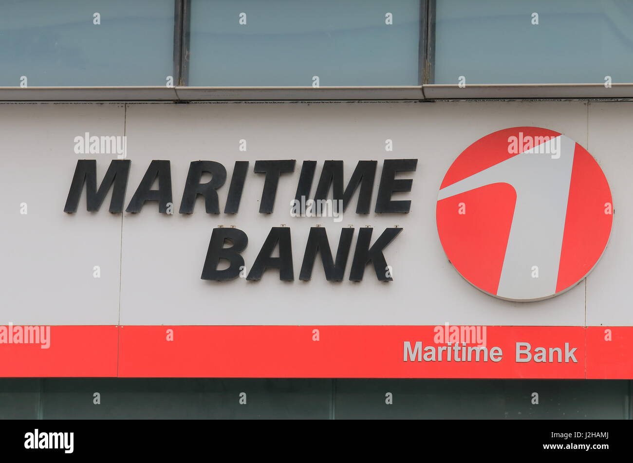 Maritime Bank . Maritime Bank provides commercial banking services in Vietnam Stock Photo - Alamy