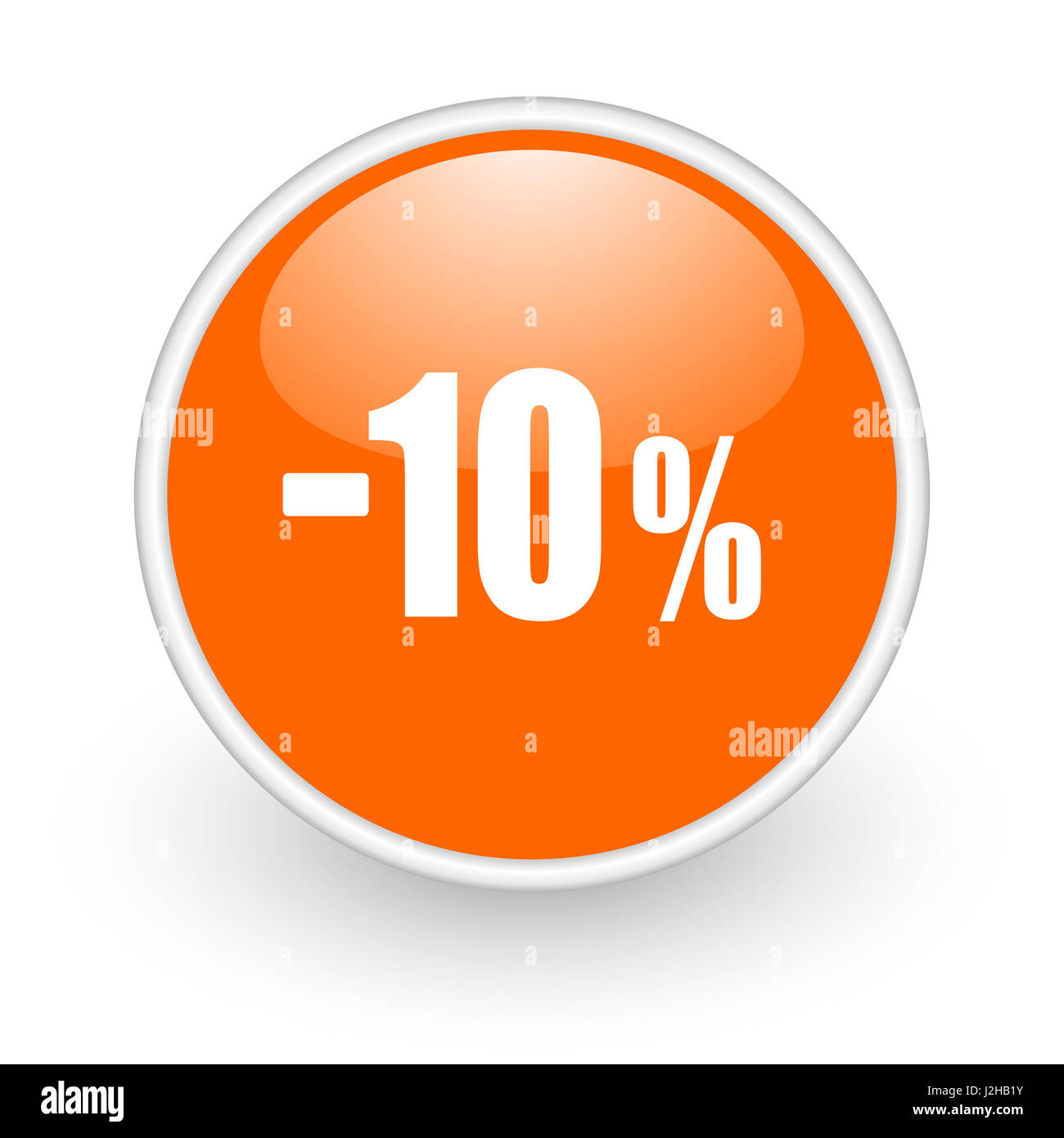 10 percent discount icon yellow hi-res stock photography and images - Alamy