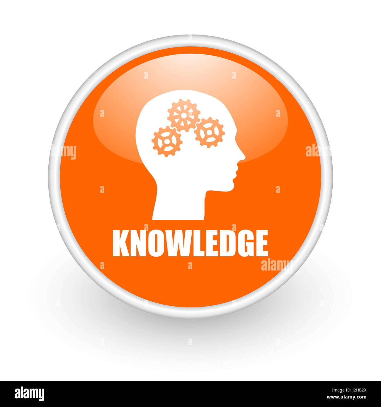 Learning icon yellow 3d teacher hi-res stock photography and images - Alamy