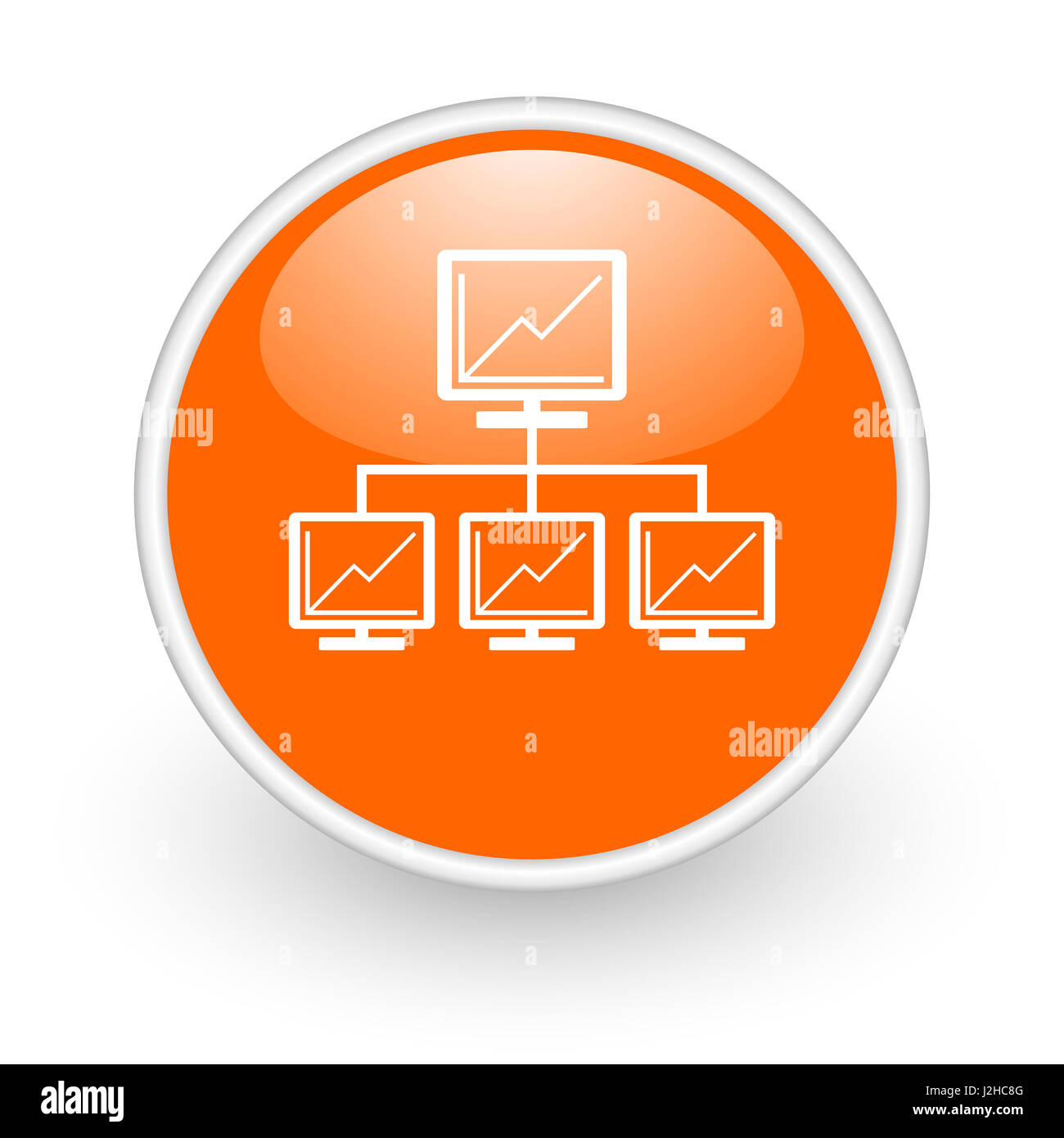 Orange Network Icon