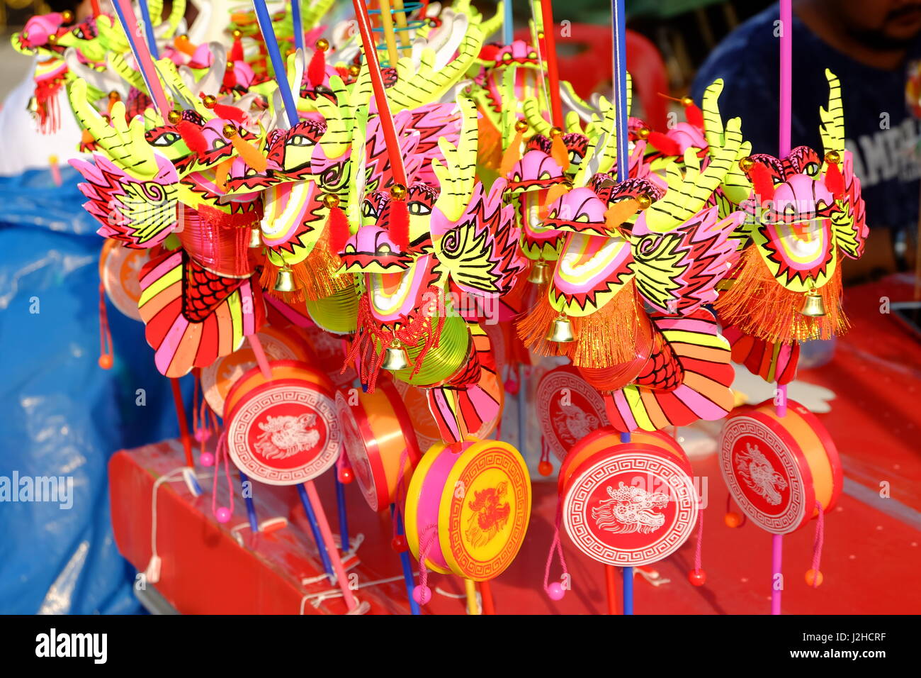 Dragon Puppet Toy Stock Photo - Alamy