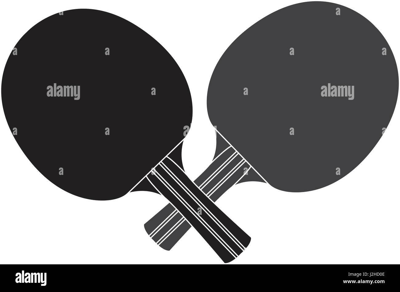 Isolated ping pong rackets Stock Vector Image & Art - Alamy