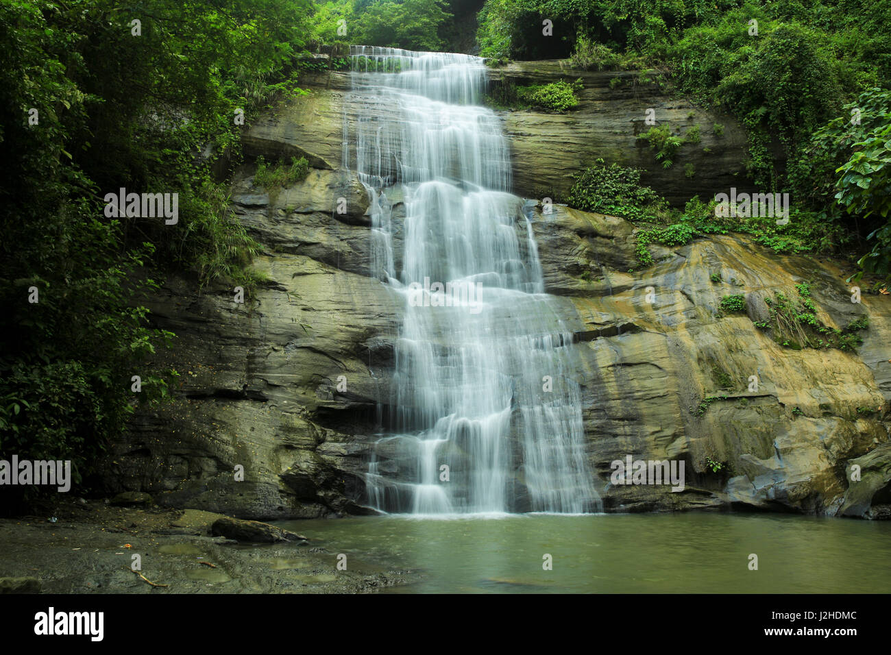 Khoiyachora multisteps waterfalls at Mirsharai Upazila in Chittagong ...
