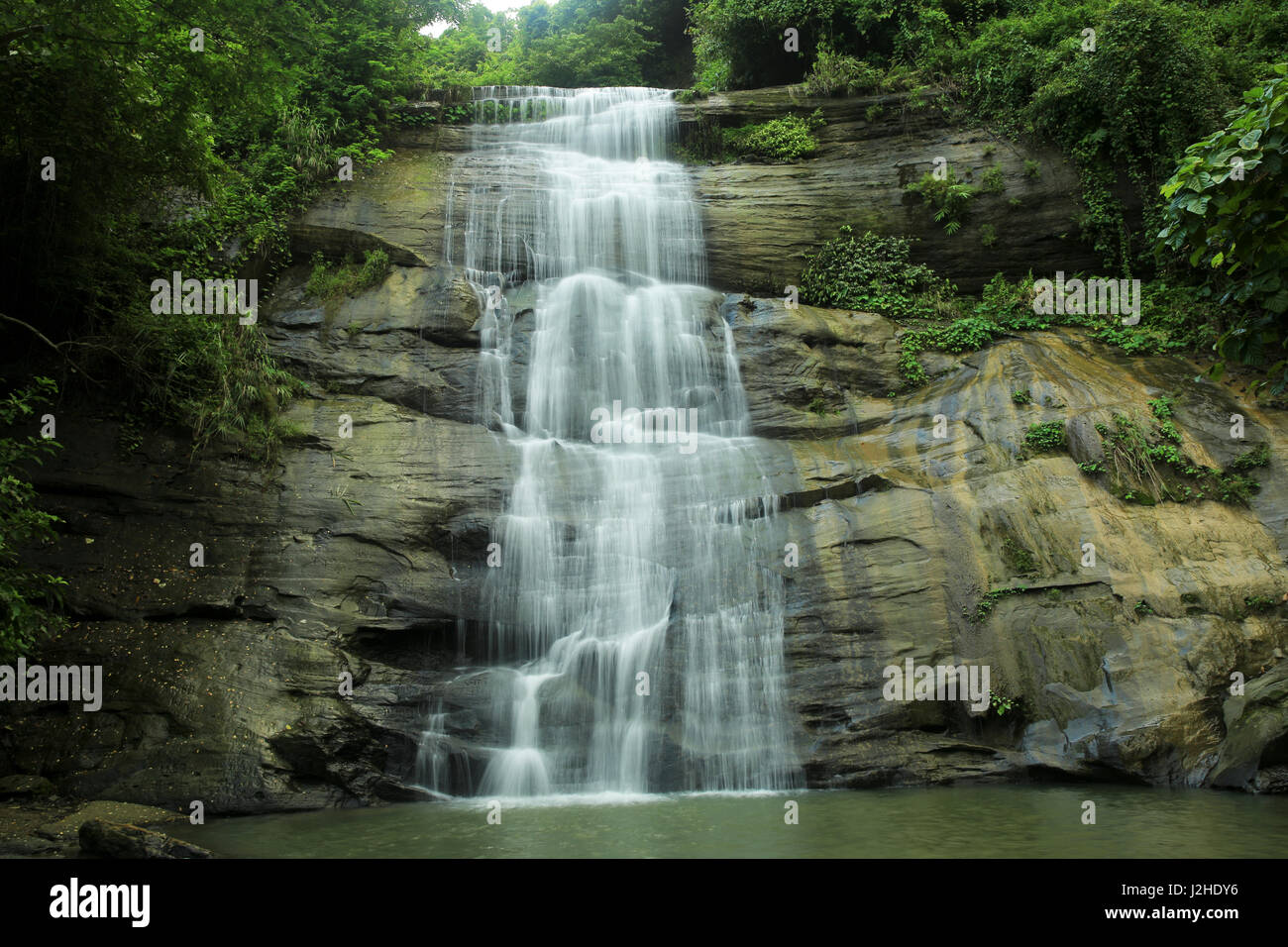 Khoiyachora multisteps waterfalls at Mirsharai Upazila in Chittagong ...