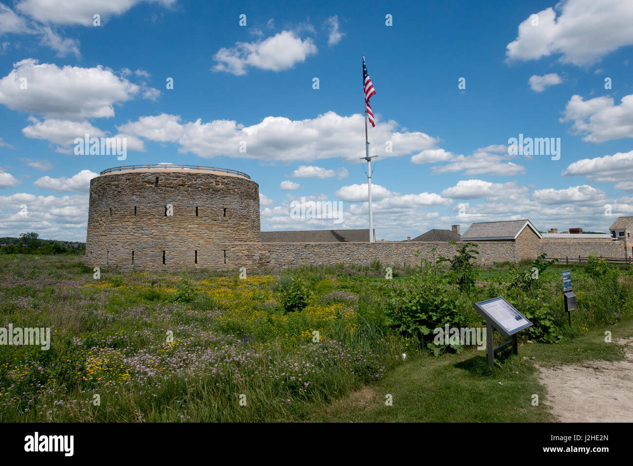 Minnesota, Minneapolis Fort Snelling, Round Tower, Oldest State ...
