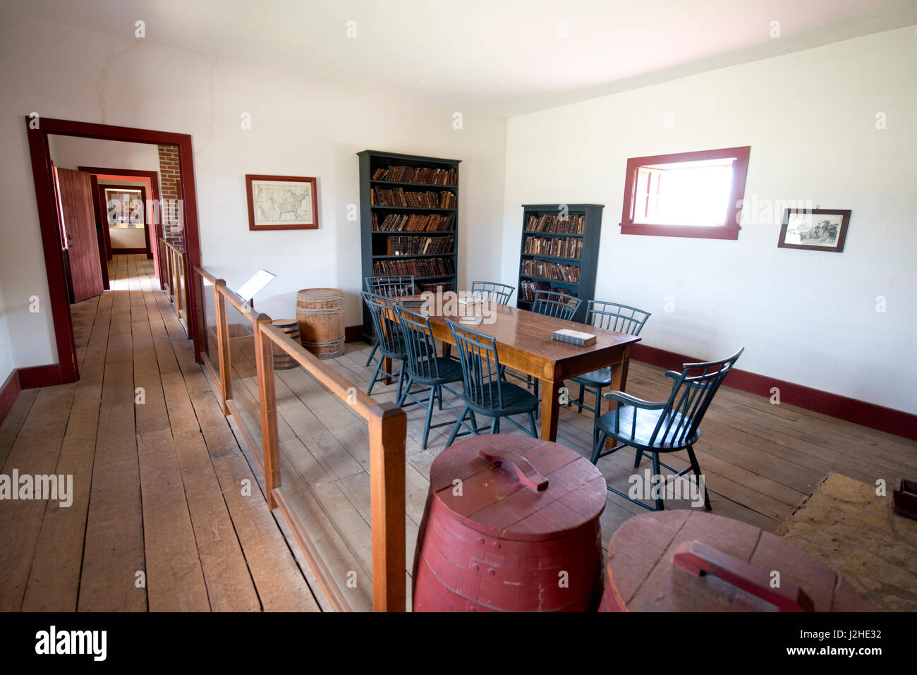Minnesota, Minneapolis Fort Snelling Hospital Conference Room Stock ...