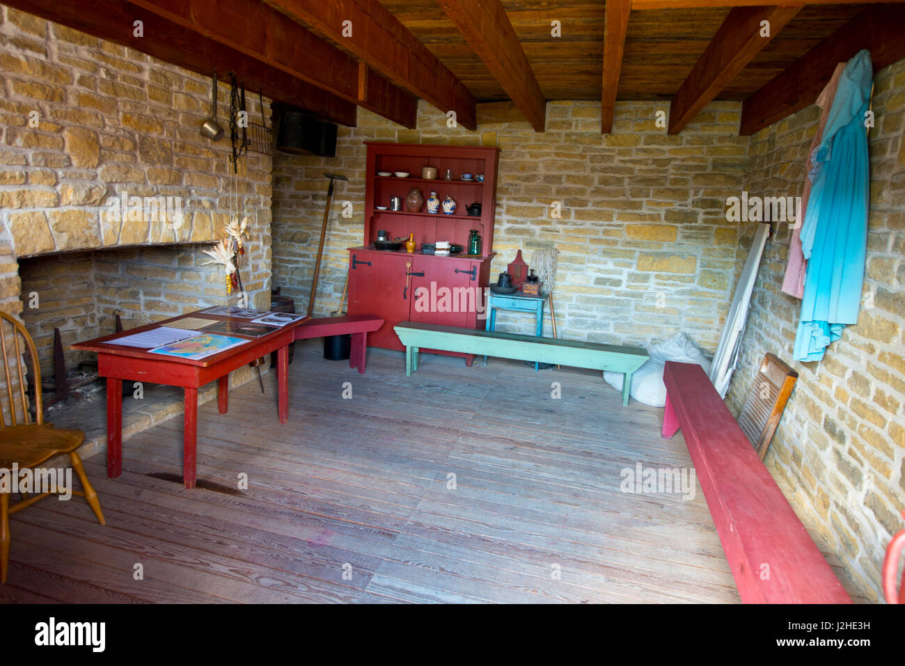 Minnesota, Minneapolis Fort Snelling, Slave Quarters of Dredd and ...