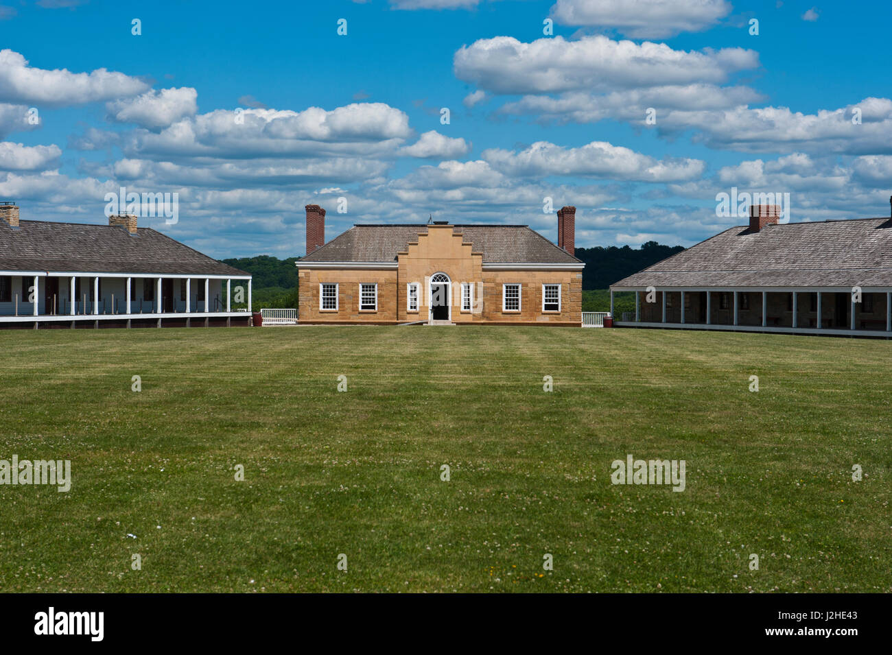 Minnesota, Minneapolis Fort Snelling, Commander's Office and House ...
