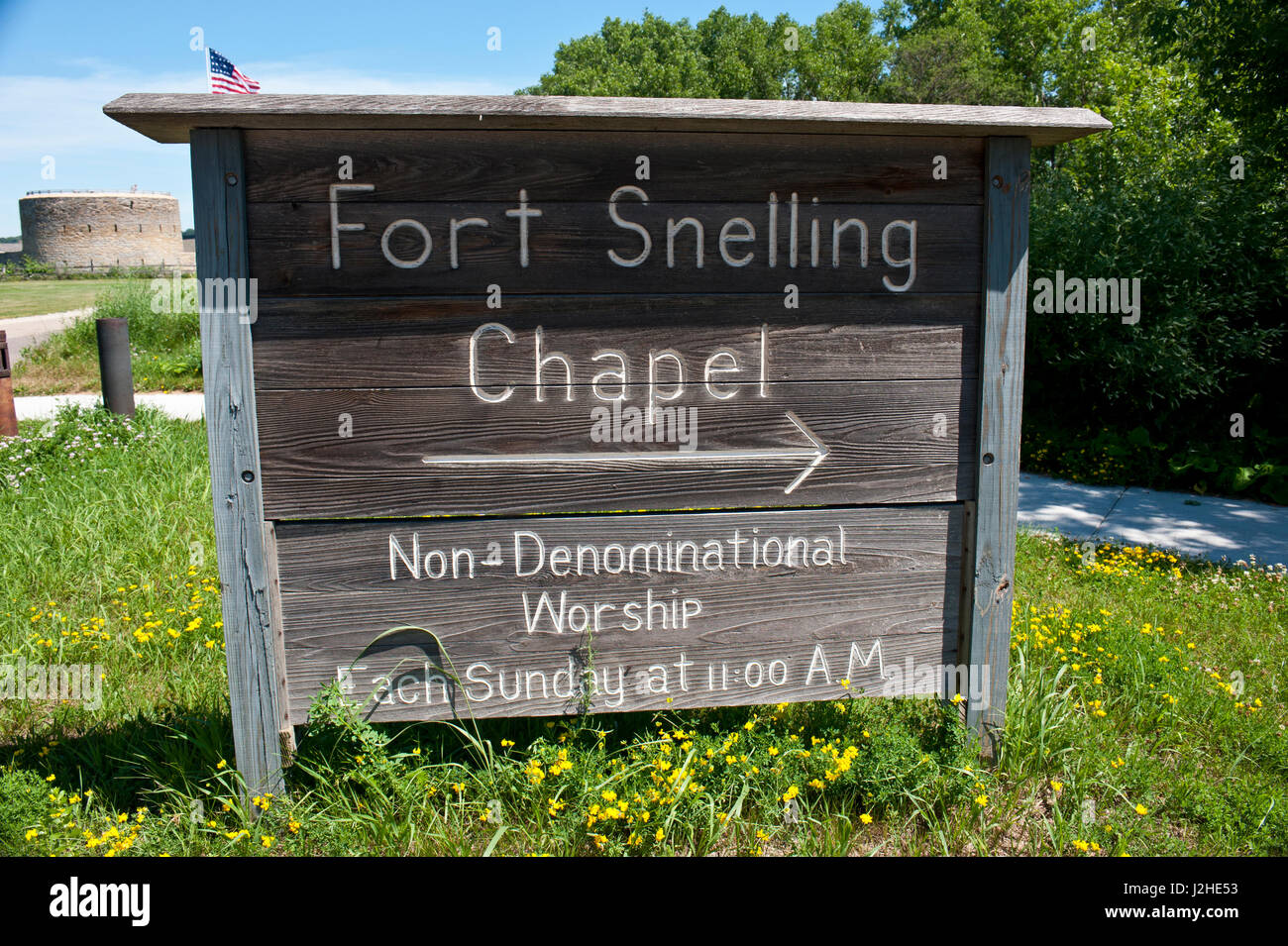 Minneapolis fort snelling chapel hi-res stock photography and images ...