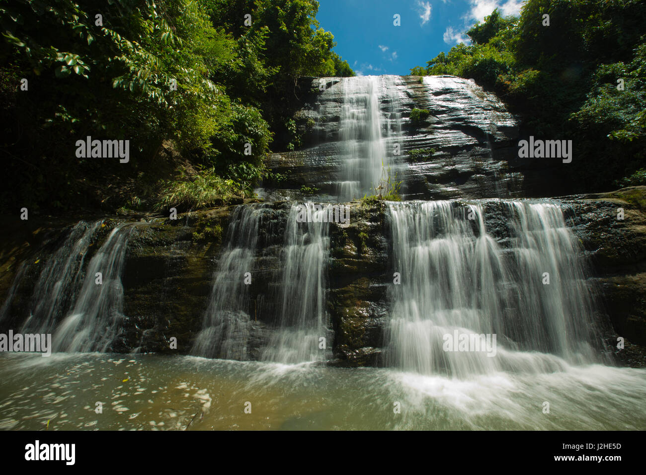 Khoiyachora multisteps waterfalls at Mirsharai Upazila in Chittagong ...