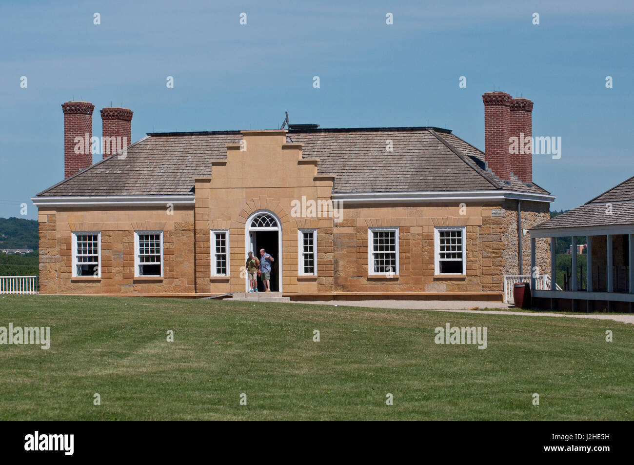 Minnesota, Minneapolis Fort Snelling, Commander's Office and House ...