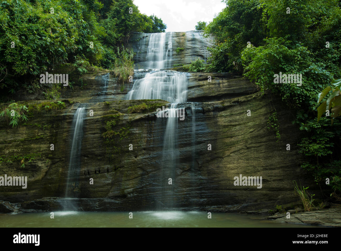 Khoiyachora multisteps waterfalls at Mirsharai Upazila in Chittagong ...